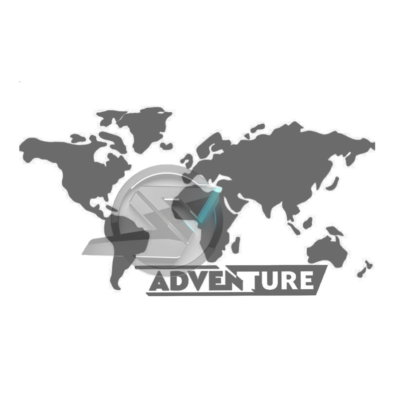 (Ready Stock) S1249# 1pc World Map Adventure Car Sticker/ Sticker Peta ...