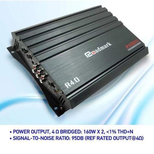 R40 4-CHANNEL CLASS AB HIGH PERFORMANCE MOSFET CAR AMPLIFIER - 2000 MAX ...