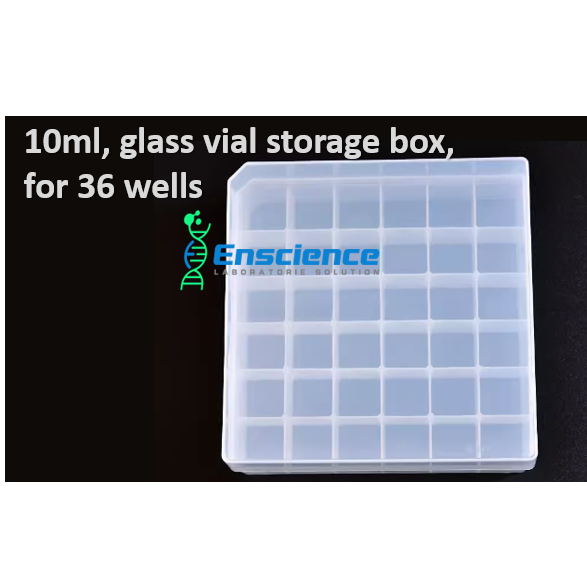 3mL, 4mL, 5mL and 10mL Specimen Glass Vials Polypropylene Storage Box | Shopee Malaysia