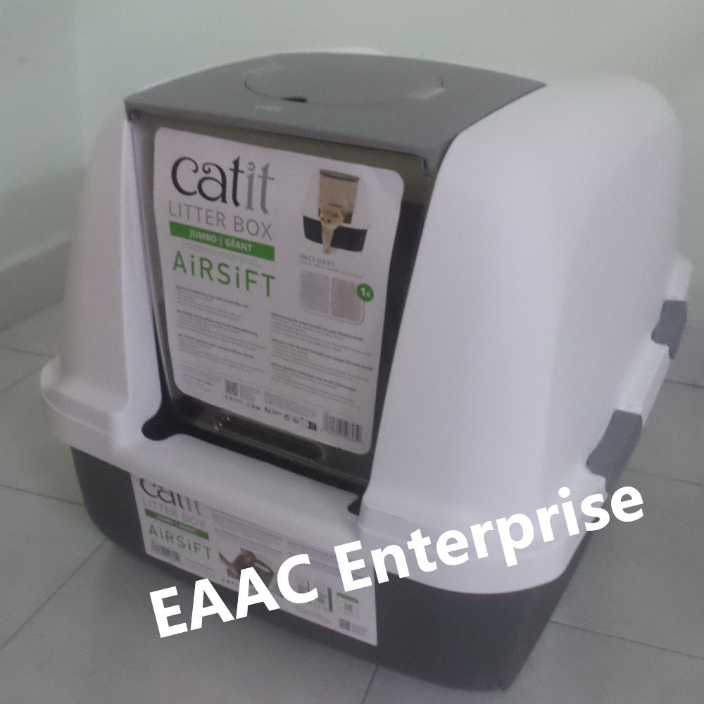 NEW Airsift CATIT Jumbo Hooded Cat Litter Pan Box Cat Toilet | Shopee ...