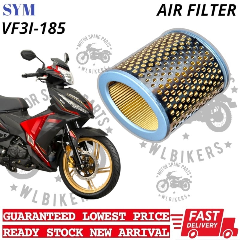 SYM VF3I 185 AIR FILTER AIR CLEANER PENAFIS UDARA INTAKE ANGIN -HOT ...