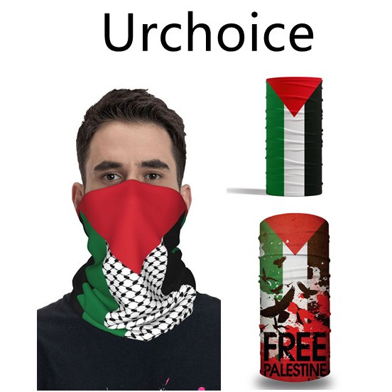 [READY STOCK] Palestine Flag Bandana Neck Gaiter Ski Cycling Wrap Scarf ...