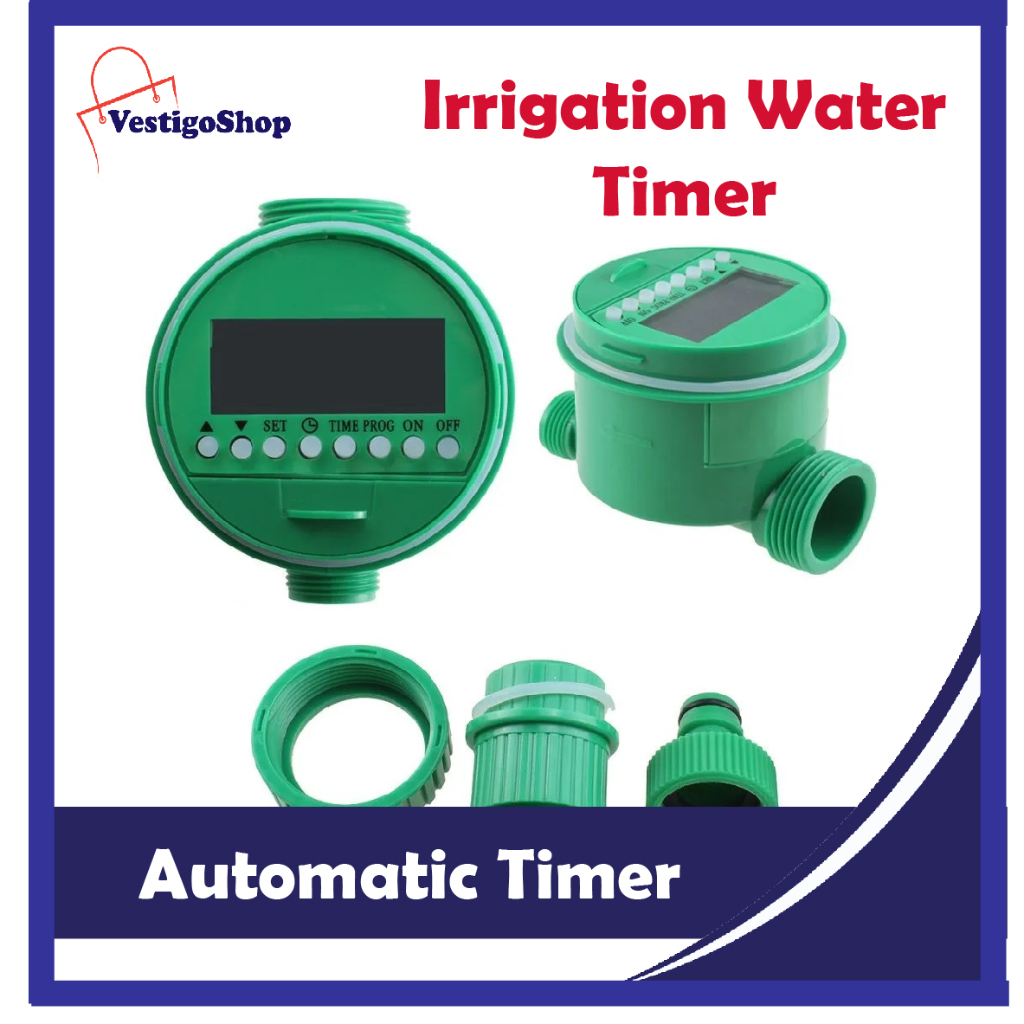 AUTOMATIC WATER TIMER DRIP IRRIGATION SYSTEM FOR OUTDOOR GARDEN ...