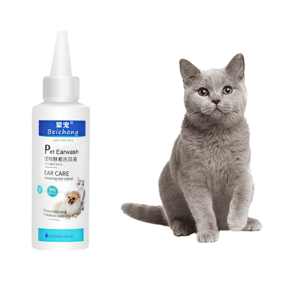 Ubat Pencuci Kutu Telinga Kucing Bernanah Earmit Gatal Dog Cat Ear ...