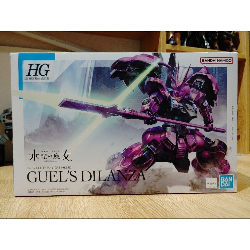 BANDAI MOBILE SUIT GUNDAM THE WITCH FROM MERCURY HG 1/144 GUEL'S DILANZA ASSEMBLED COMPLETE ...