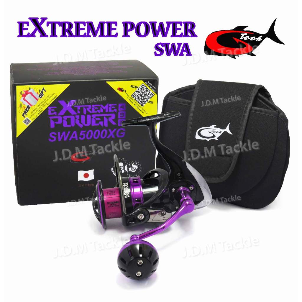 NEW 2023 G-TECH EXTREME POWER SWA XG HG PG FISHING REEL With 1 Year ...