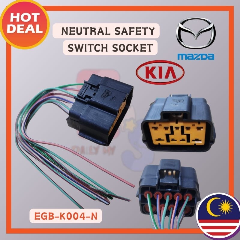 KIA SPECTRA,SEPHIA,CAREN,KIA RIO MAZDA MX3 1995 NEUTRAL SAFETY SWITCH ...