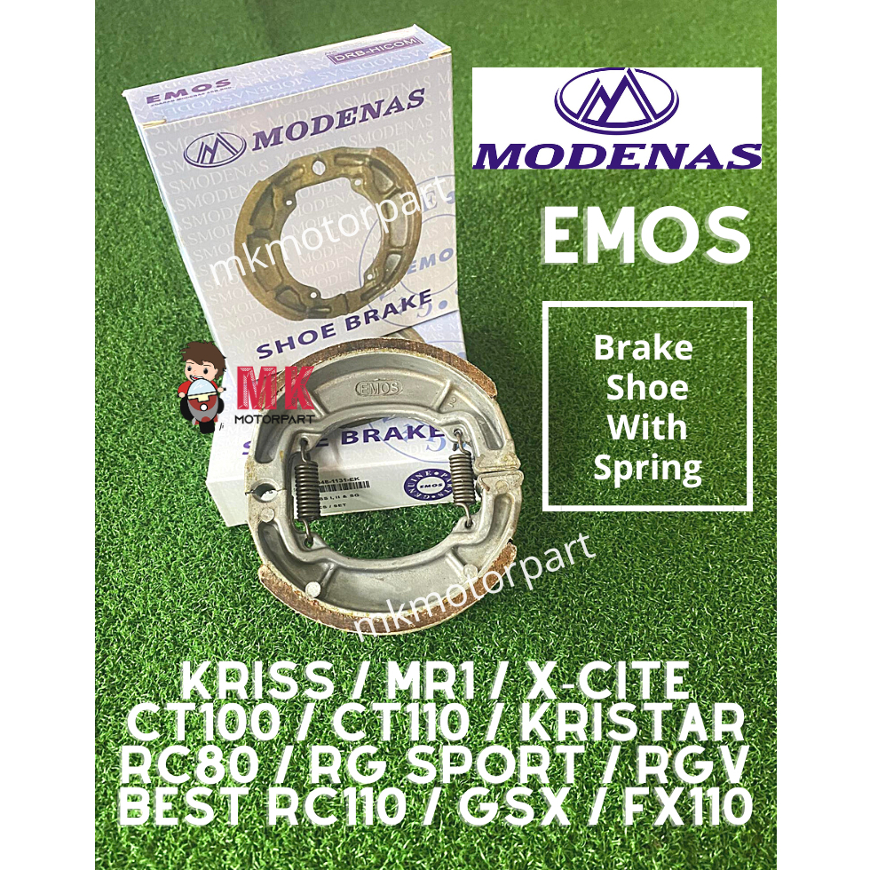 Modenas EMOS Brake Shoe For KRISS MR1 KRISTAR X CITE CT100 CT110 RC80 ...