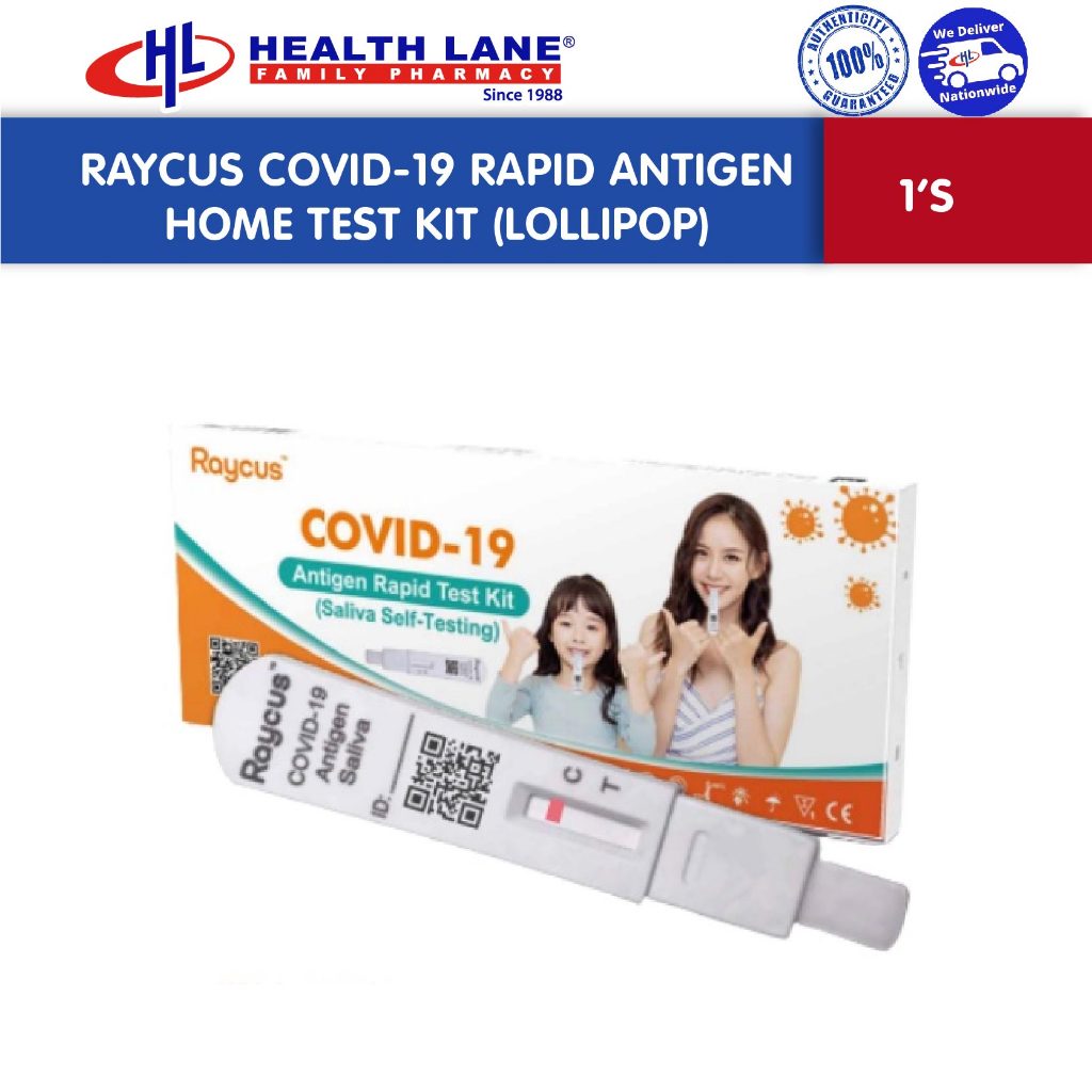 Raycus Covid-19 Rapid Antigen Home Test Kit (1's) [Exp Date 08/2024 ...