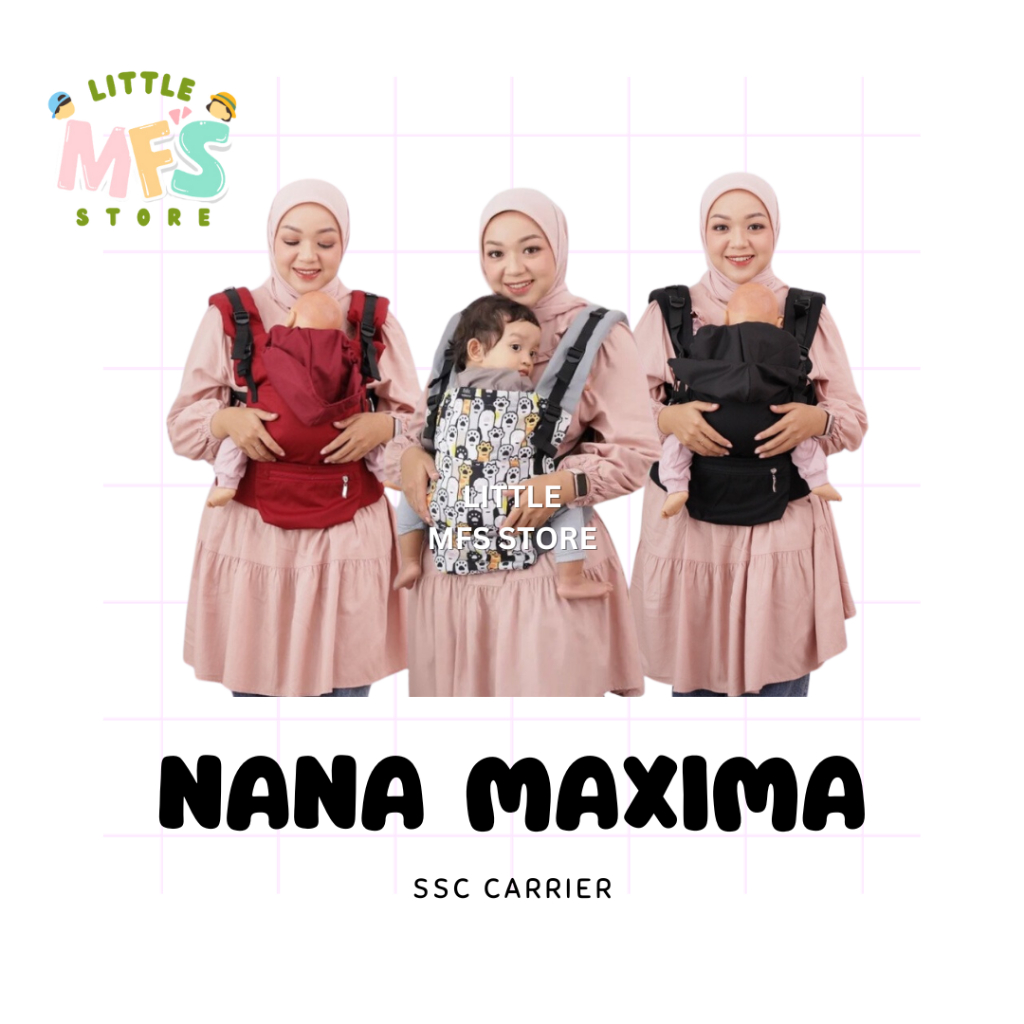 READY STOCK NANA MAXIMA | NANA SIMPELINA | STANDARD Baby Carrier ...