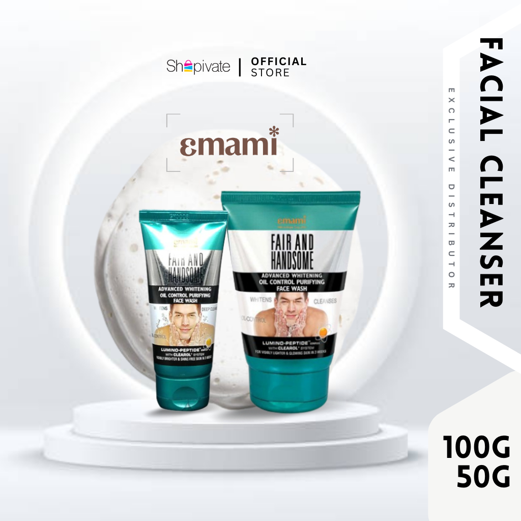 Emami Fair & Handsome OIL CONTROL PURIFYING Face Wash 50g /100g ...