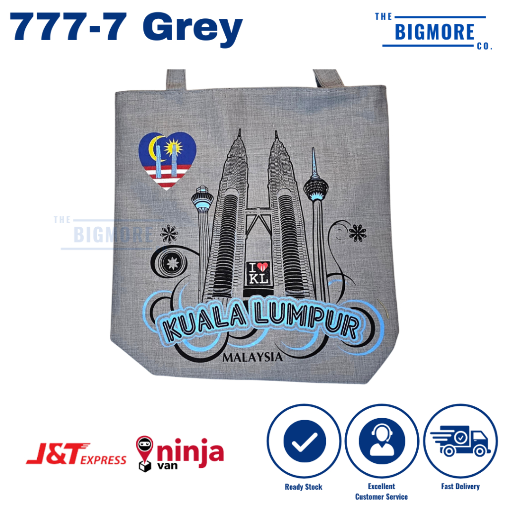 💙Ready Stock💙 40 Designs I Love KL Tote Bags We Are Malaysians City ...