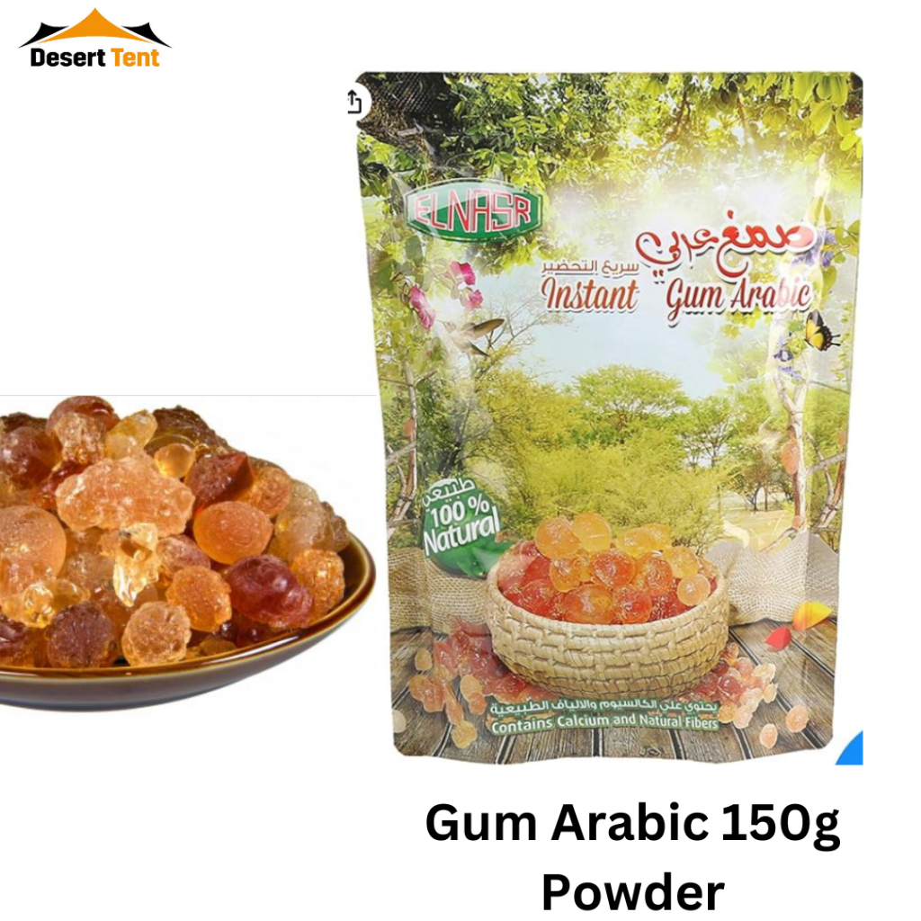 Instant Gum Arabic ELNASR 150g 100% natural ready stock | Shopee Malaysia