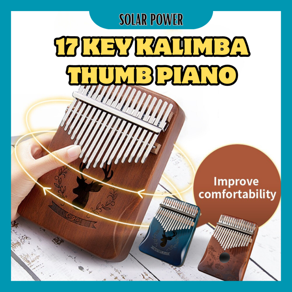 Kalimba Hammer Sticker Kit Child Beginners Portable Kalimba Thumb Piano ...