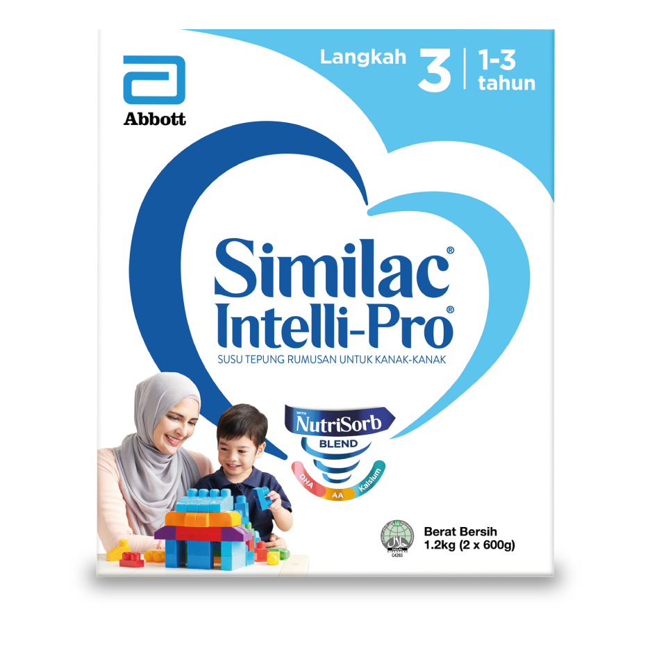 Similac Intelli Pro Step 3/Step 4 x 600g / 1.2kg/1.8kg | Shopee Malaysia