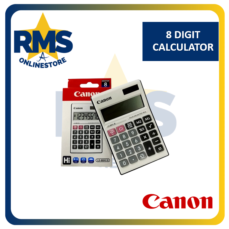 CANON 8 Digit LS-88 HI Calculator (Original) | Shopee Malaysia
