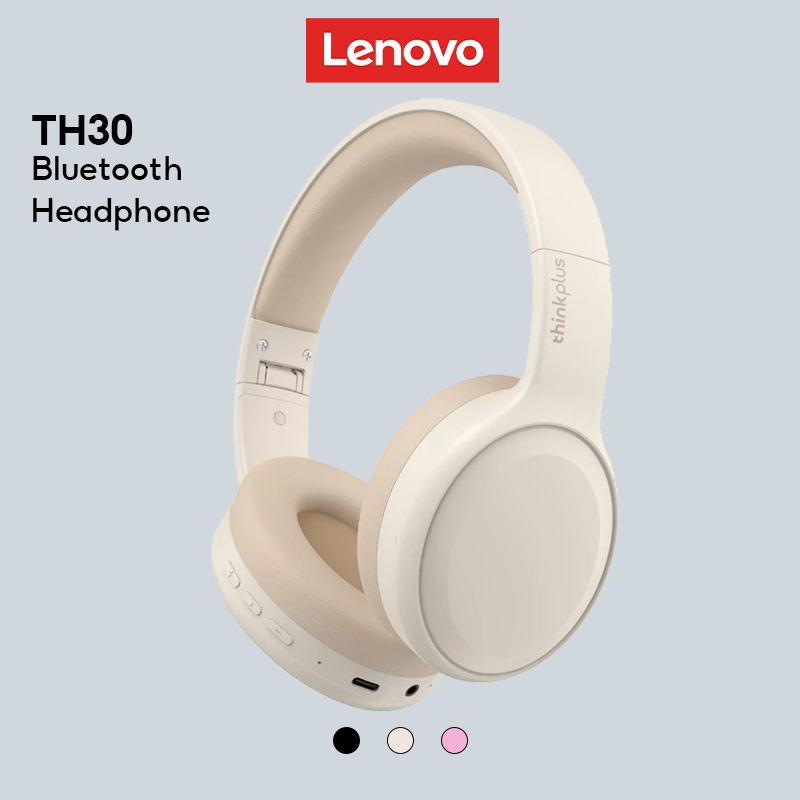 Lenovo TH30 Bluetooth Headphone Wireless Headphone Gaming Low Latency ...