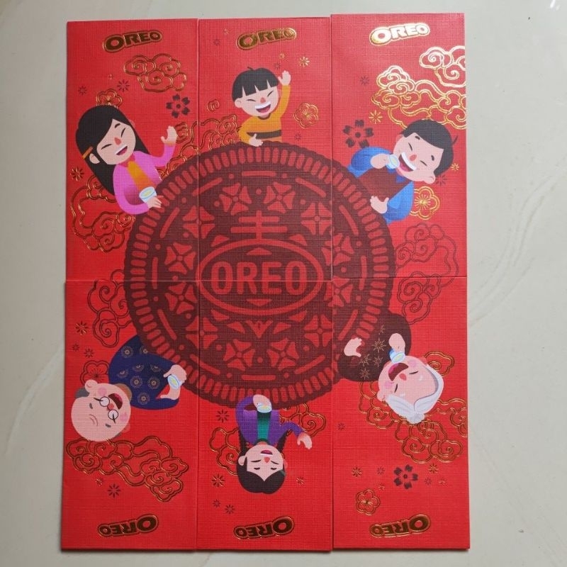 Limited Edition Oreo Red Velvet CNY Red Packet Puzzle Angpow Angpao ...
