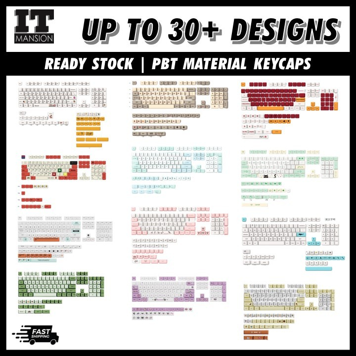 [READY STOCK] PBT Keycaps XDA Keycap For Mechanical Keyboard CHERRY ...