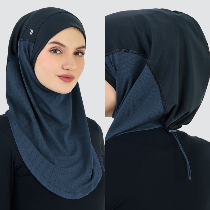 NAELOFAR SPORTS HIJAB NPOWER ACTIVEDRY MAXI / FLEXIFIT WITH INNER ...