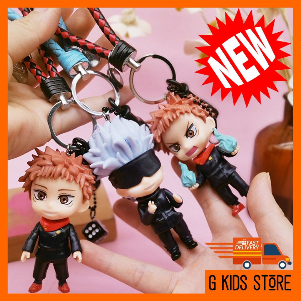 Jujutsu Kaisen Cute Chibi Keychain Character Anime Yuji Gojo Megumi ...