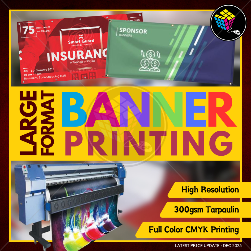 CETAK BANNER / BANNER BACKDROP PRINTING SHARP | Shopee Malaysia