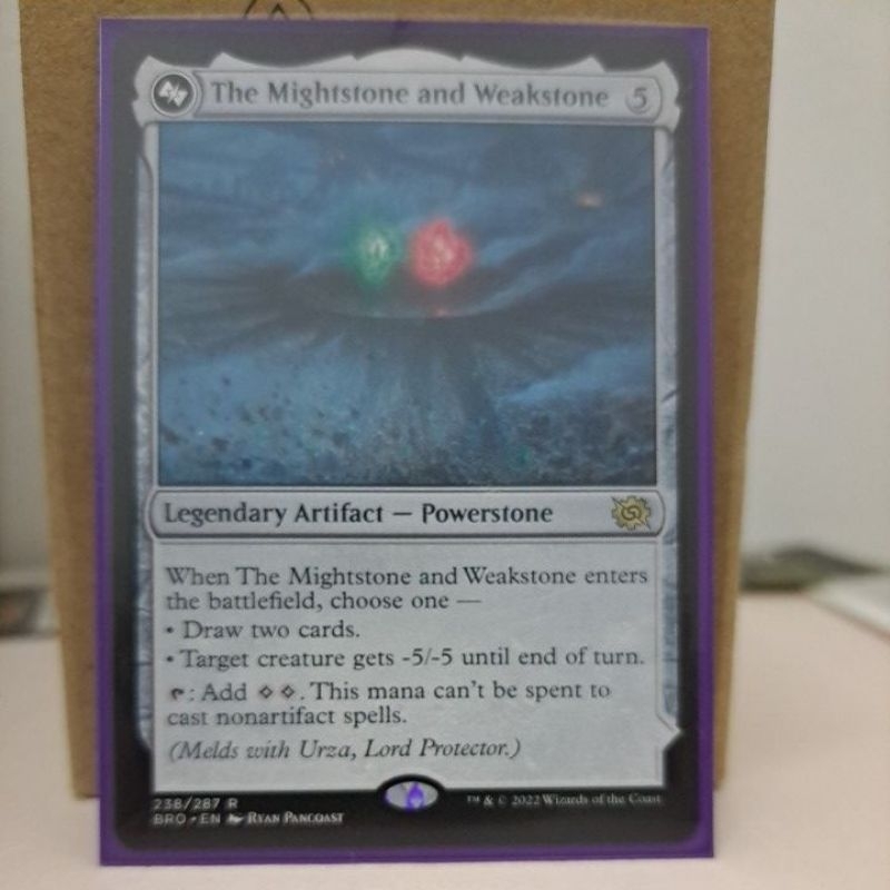 MTG The Mightstone and Weakstone (BRO)(Rare) | Shopee Malaysia