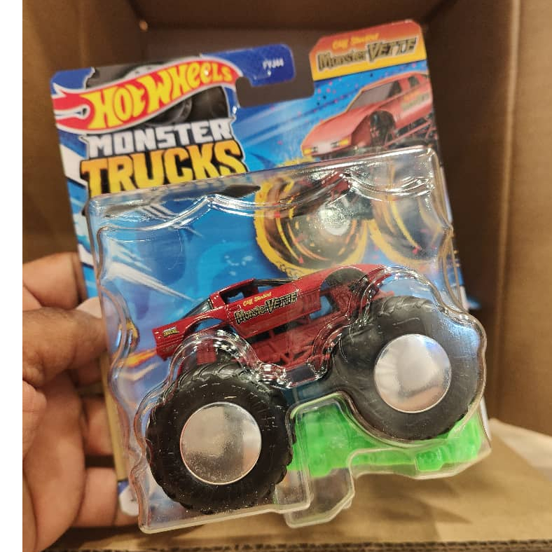 Hot Wheels Monster Truck 1/64 Cliff Starbird MonsterVETTE (LEADING ...