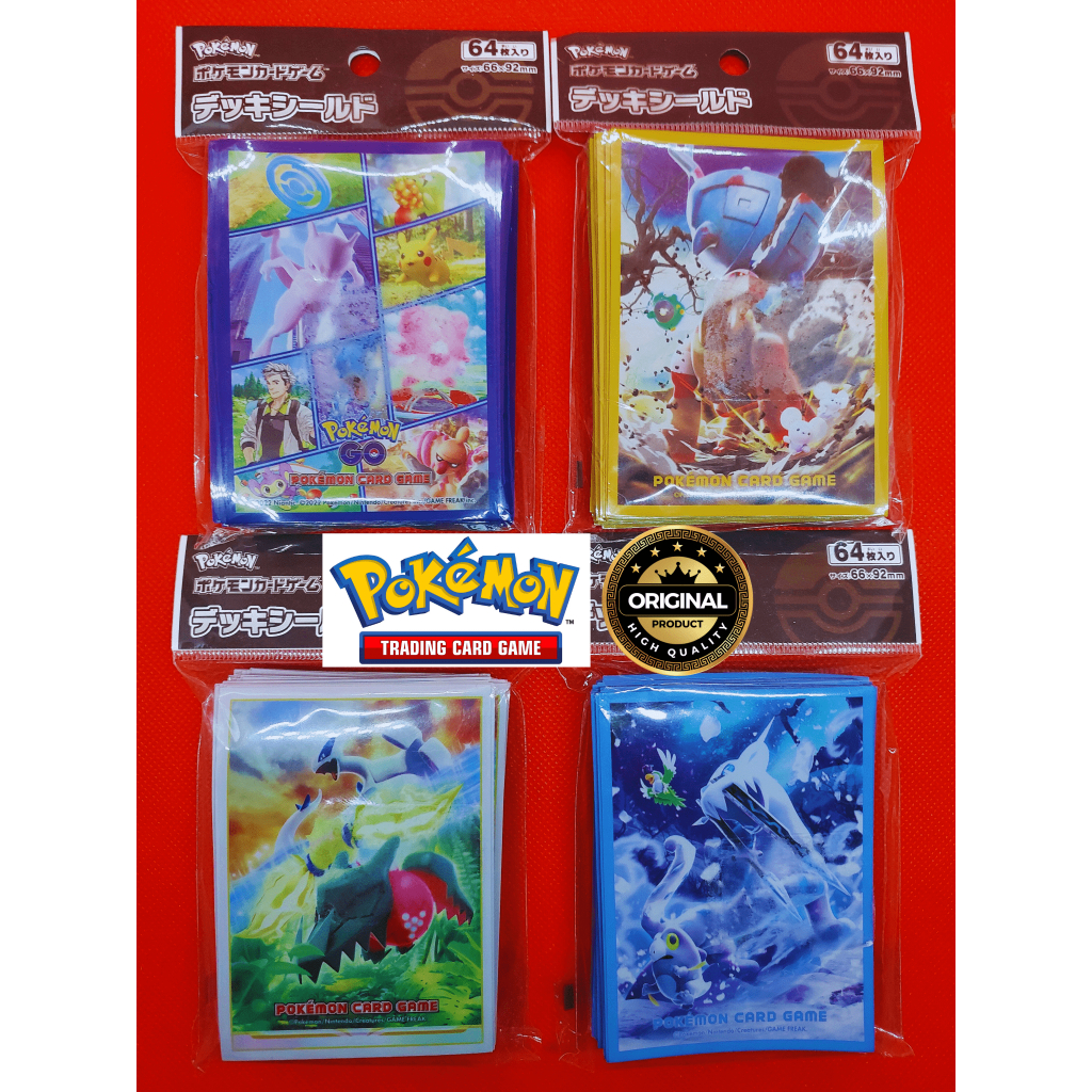 Pokemon TCG Sleeves (64 Sleeves)Oficial Pokemon TCG | Shopee Malaysia