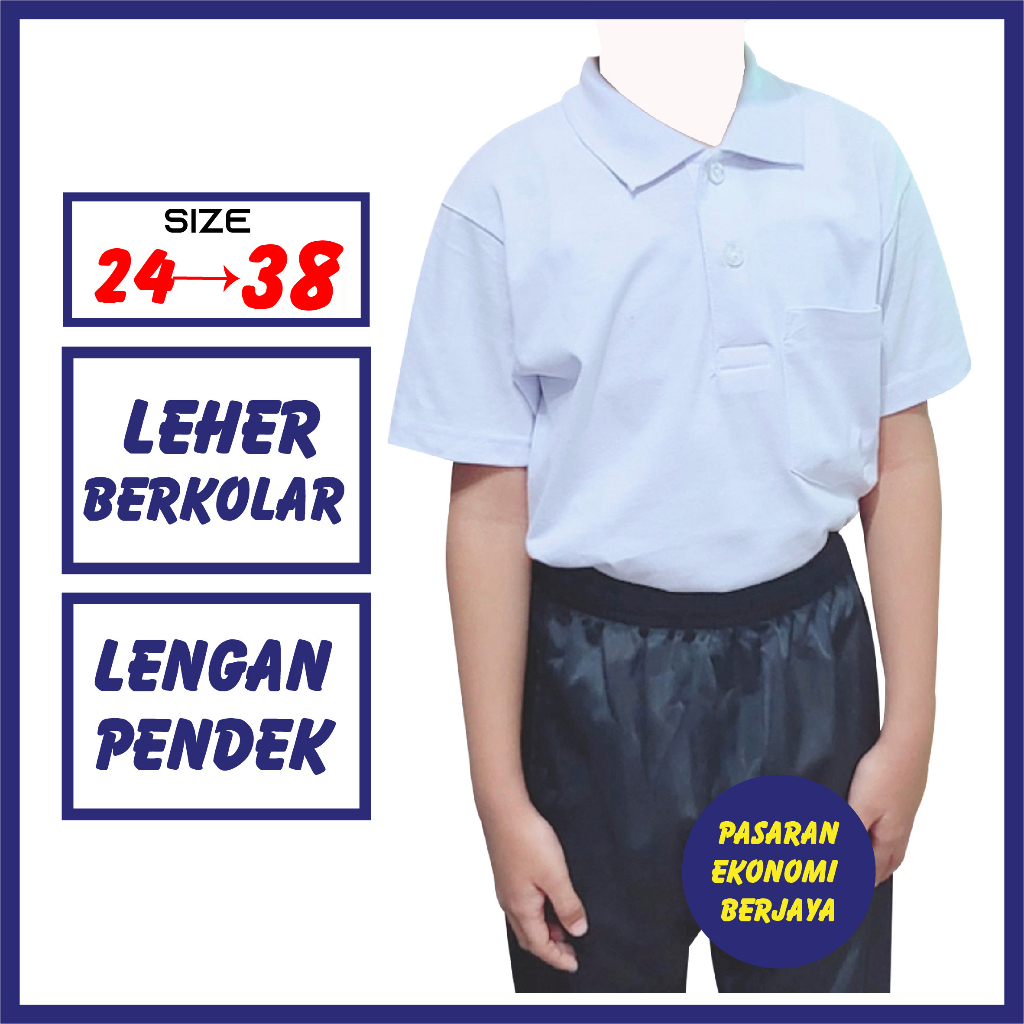 UNIFORM PRA SEKOLAH T-SHIRT PUTIH BUDAK TRACK BOTTOM PRA SEKOLAH ...