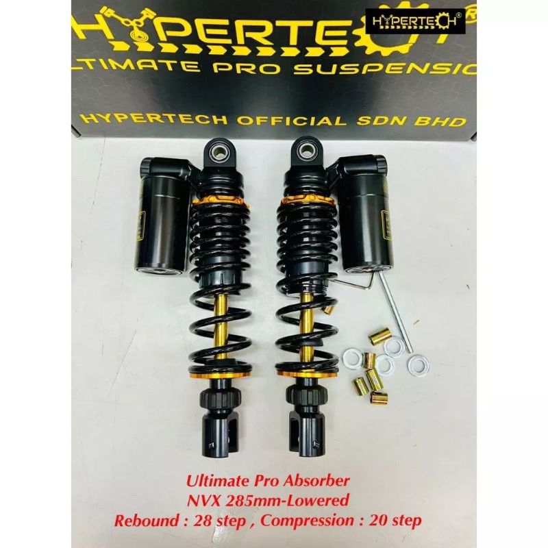 HYPERTECH ULTIMATE PRO ABSORBER SET YAMAHA NVX V1 V2 285MM PREMIUM ...