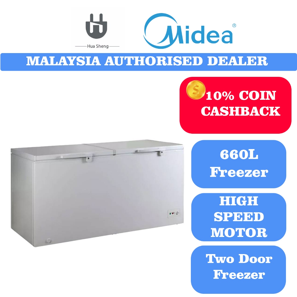 Midea Freezer (660L) Fast Freezing Environmentally Friendly R290a 2 ...