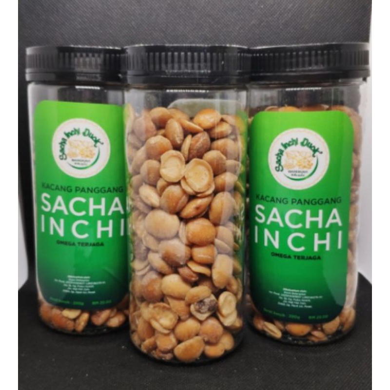 200gm. roasted sacha inchi. Tidak kelat. beli terus makan.kebun sacha ...