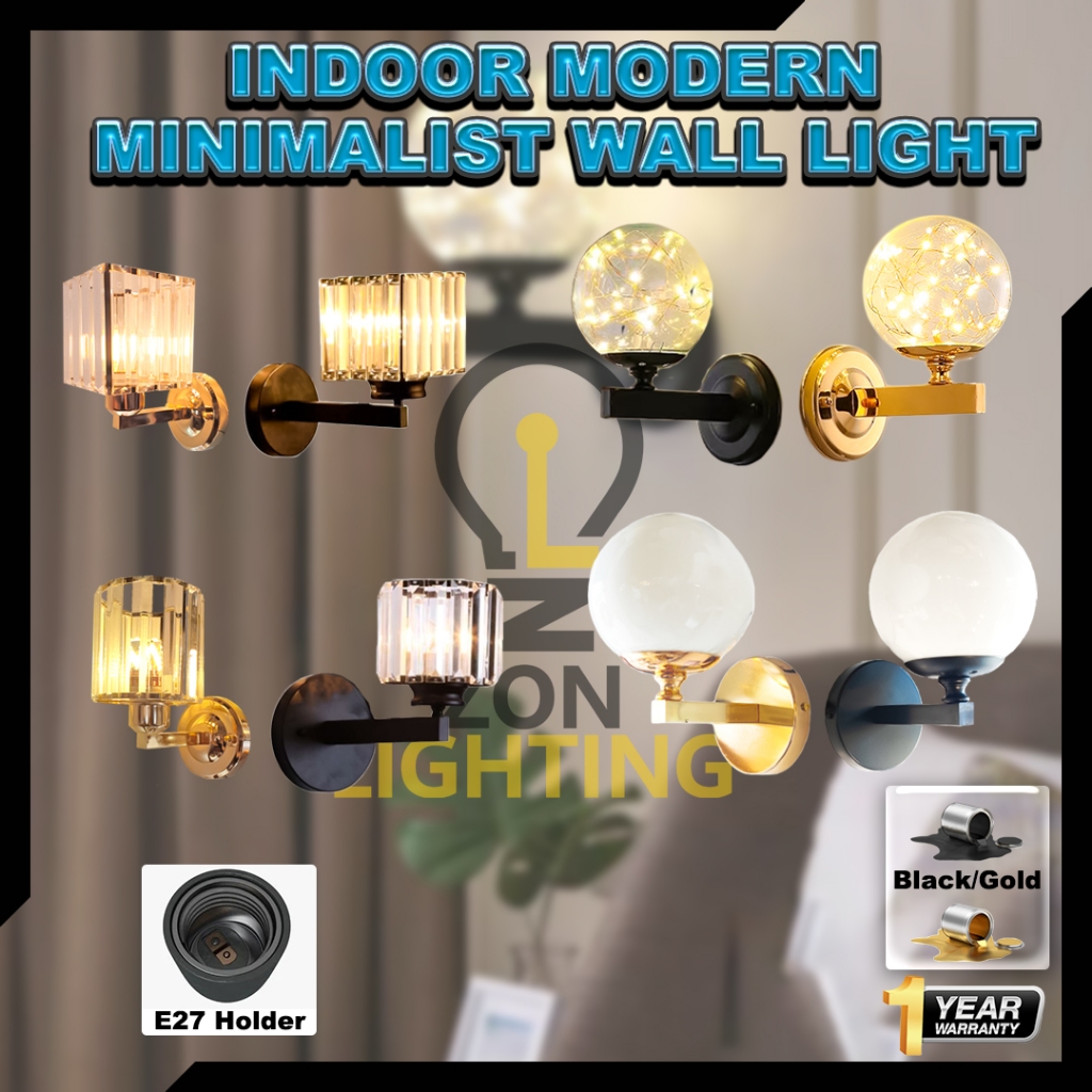 Modern Indoor Crystal Wall Light LED Wall Effect Light Lampu Hiasan ...