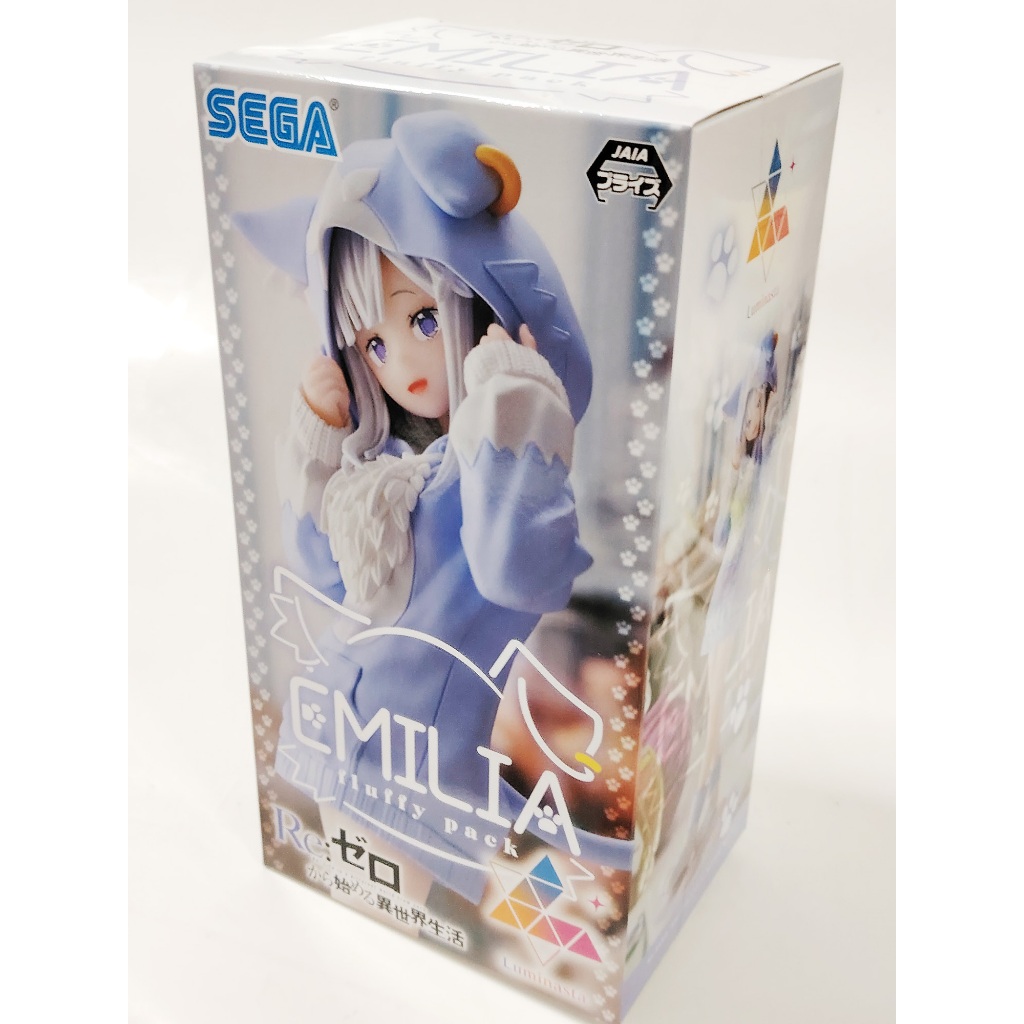 Sega Re:Zero Starting Life in Another World Emilia Fluffy Pack Luminasta | Shopee Malaysia