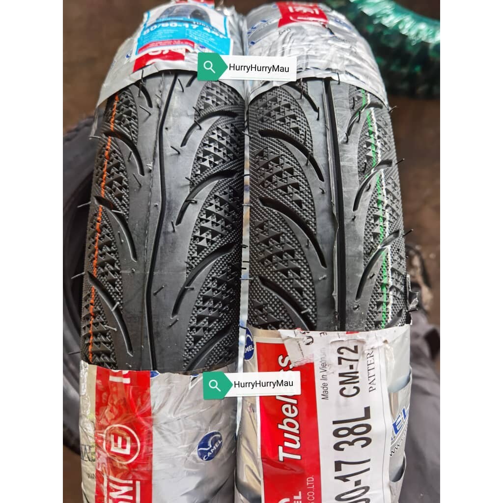 CAMEL TUBELESS TAYAR 70/90-17 80/90-17 DIAMOND TUBELESS CM72 Tayar ...