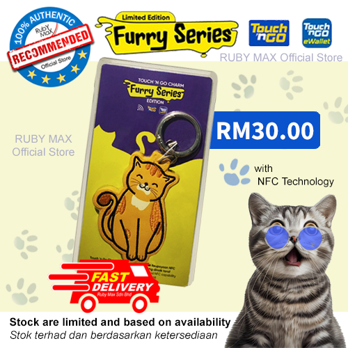 [Limited Edition] Furry Series Touch 'n Go Charm: Cat Charm | Shopee ...