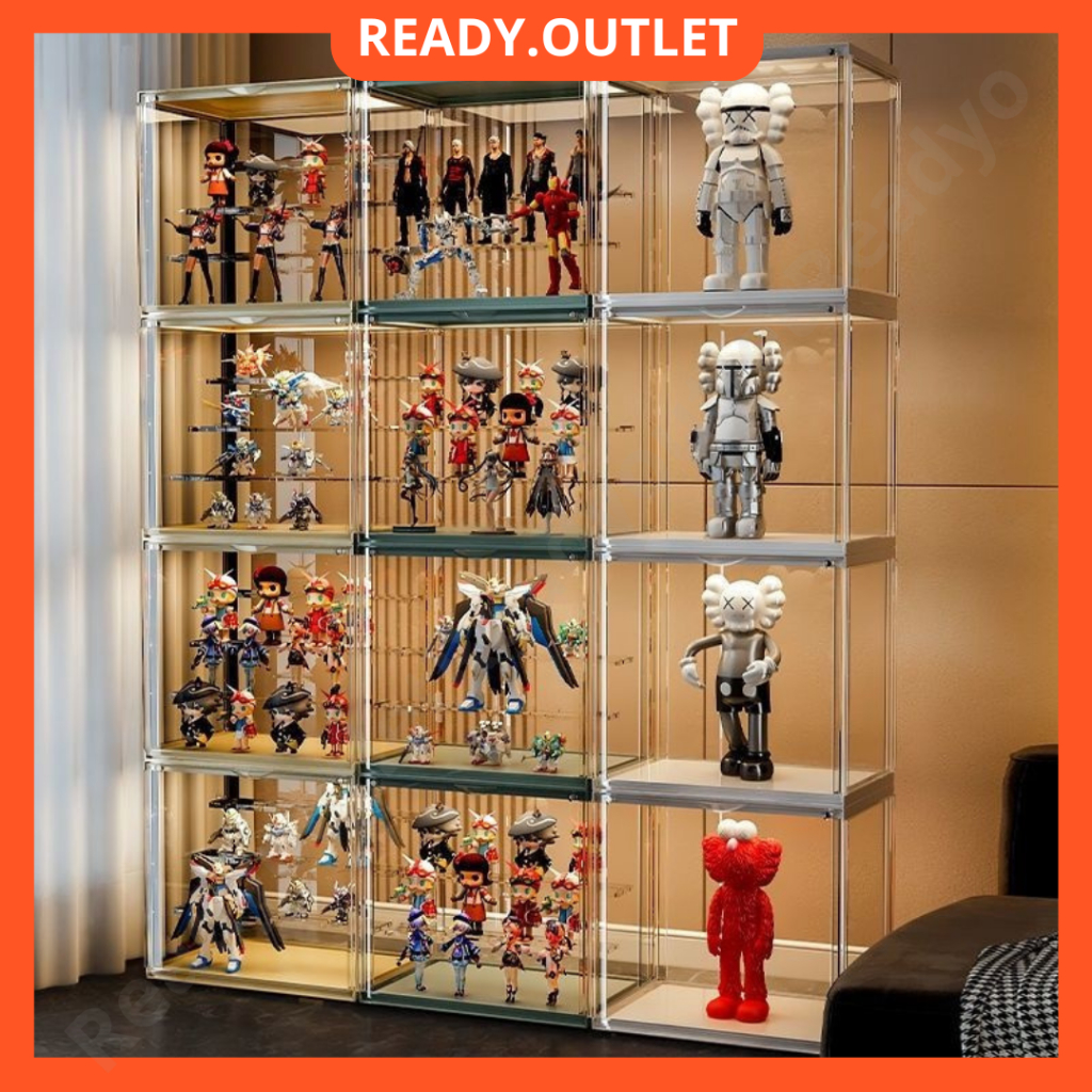 Transparent Display Box Figure Handbag Collection Organizer Gundam One ...