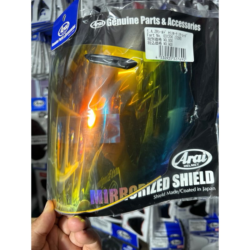 Visor Arai ZR Mirrorized Original Japan untuk SZ RAM 1 2 3 4 4x 5 SZ ...