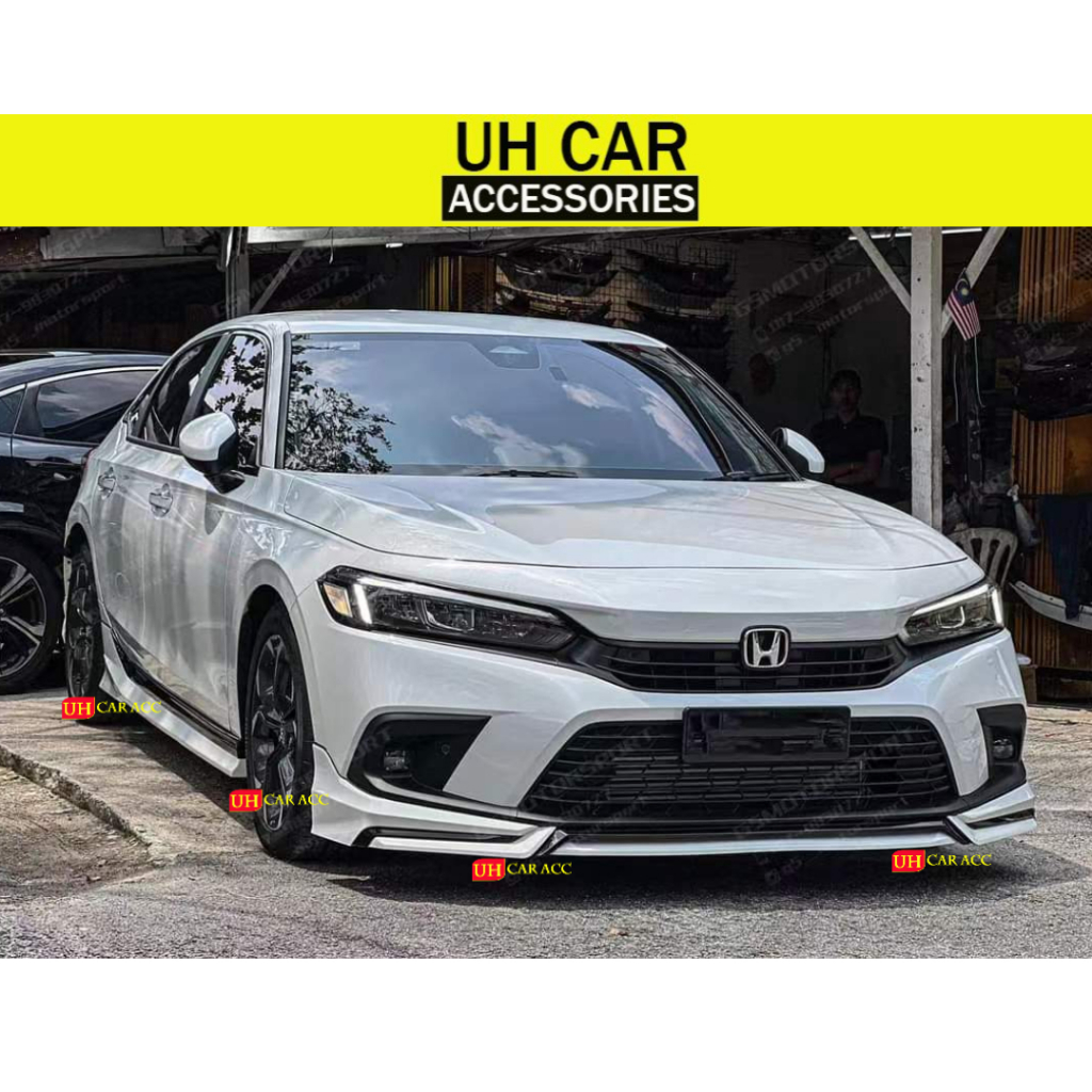 HONDA CIVIC FE 2022 2023 2024 YOFER V2 ABS BODYKIT SKIRT LIP WITH PAINT ...