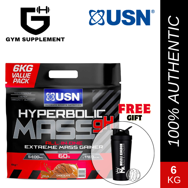 USN Hyperbolic Mass gH Extreme Usn Mas Portein (6kg) Bulking Susu Naik ...