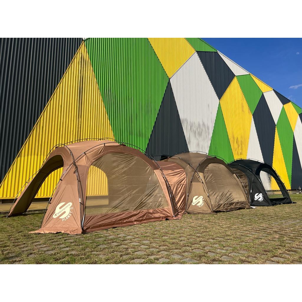 PAYUNG.CAMP Planet S Dome Shelter with Fly Cover Canopy Fly 6 person ...