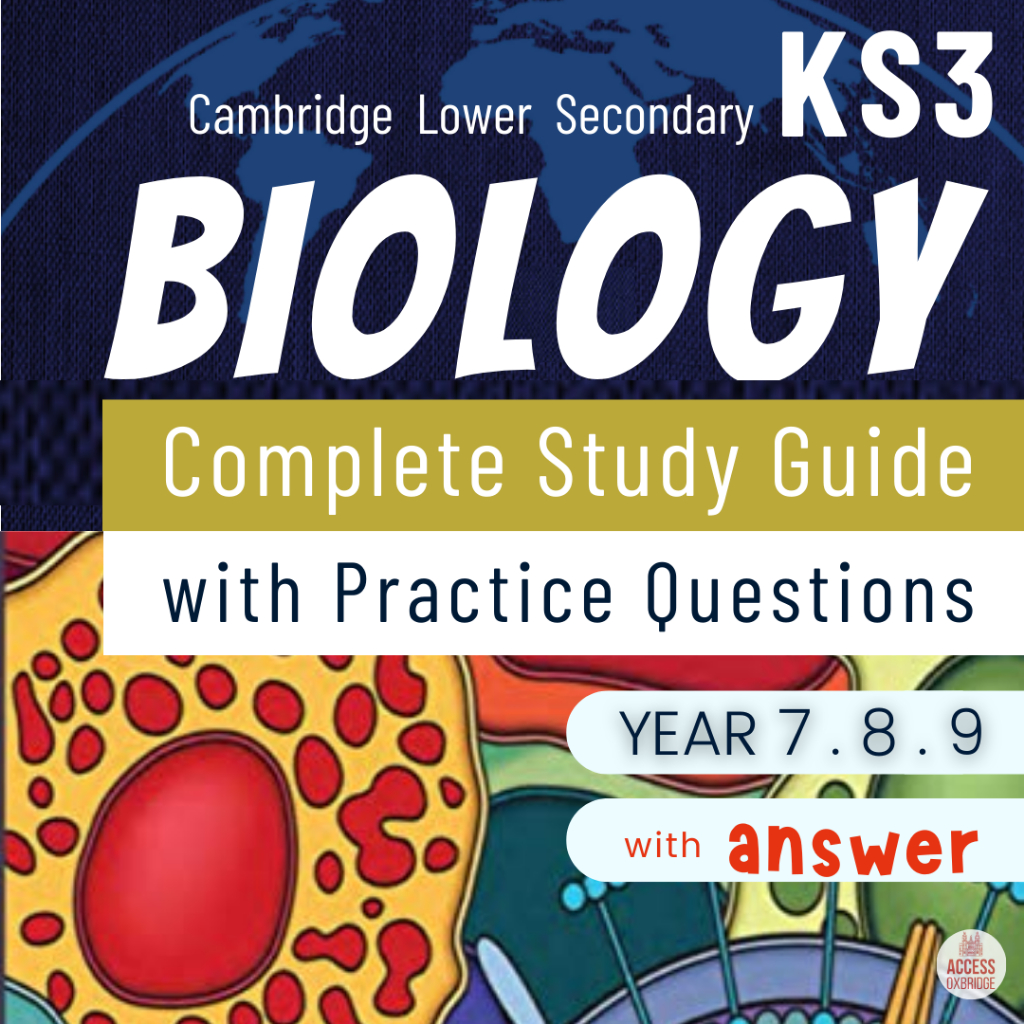 K12 Lower Secondary KS3 Biology Study Guide and Questions + Answer Year ...
