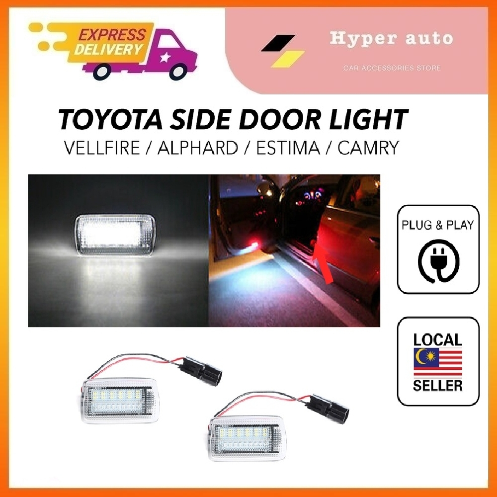 TOYOTA Alphard Vellfire Estima LEXUS LED Car door flash Light canbus ...