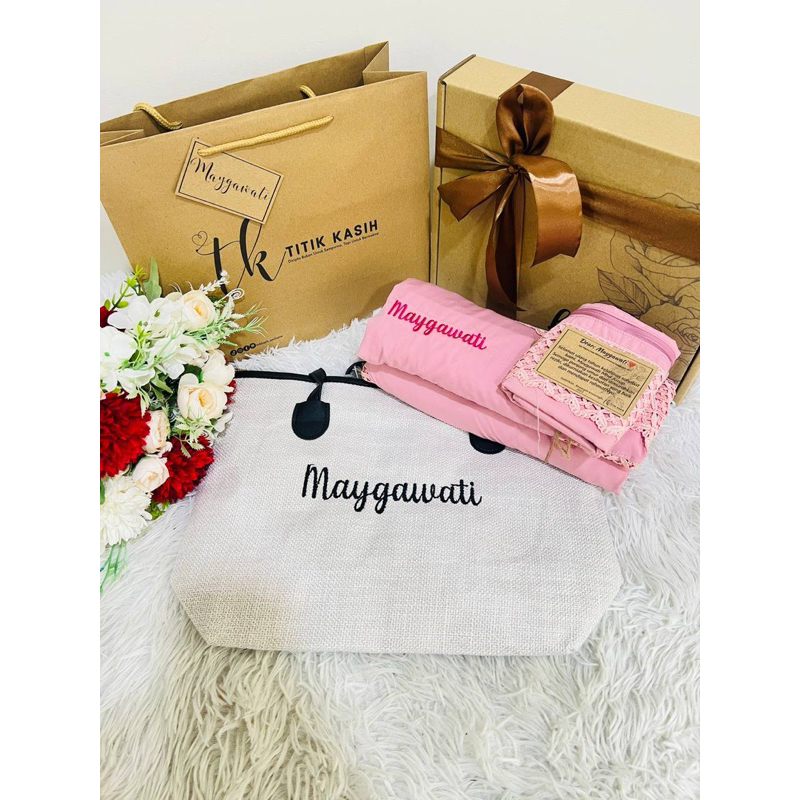 SET TELEKUNG + BAG CANVAS SULAM NAMA | TELEKUNG GIFT BOX | TELEKUNG ...