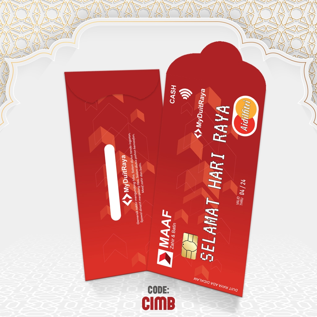 🔥 READY STOCK 🔥 SAMPUL RAYA CIMB | Shopee Malaysia