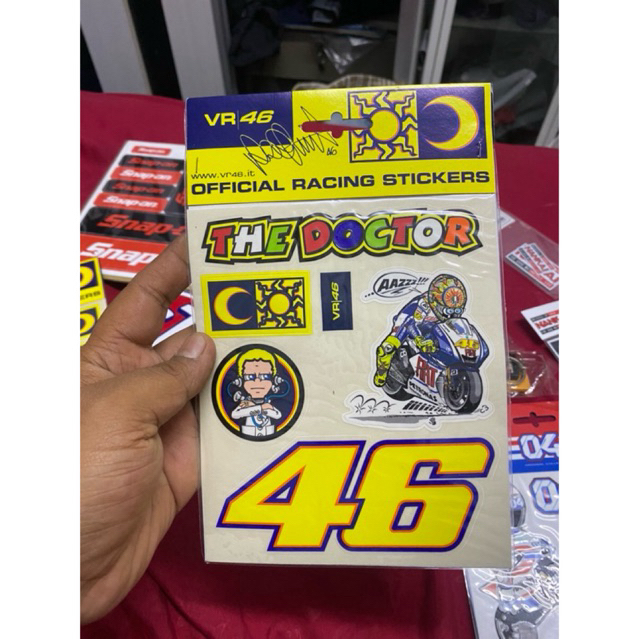 STICKER PACK VR46 ORIGINAL 💯 | Shopee Malaysia