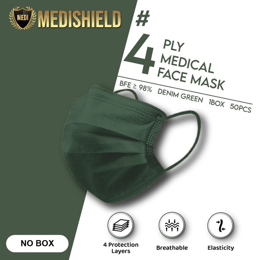 Zero Degree 50pcs Colour medical 4ply Face mask Disposable Face Mask ...