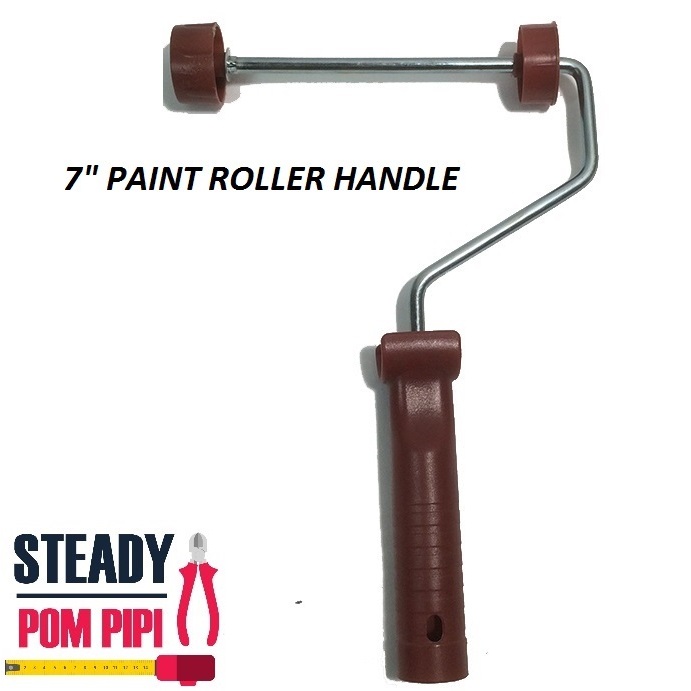 7" QUALITY PAINT ROLLER HANDLE / 7INCH BATANG ROLLER CAT / SWISS ROLLER ...