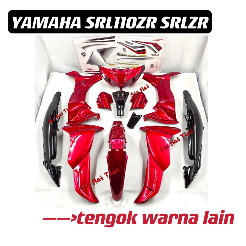 YAMAHA SRL110ZR SRLZRCover Sets Complete Sets Siap Sticker [Mseki ...